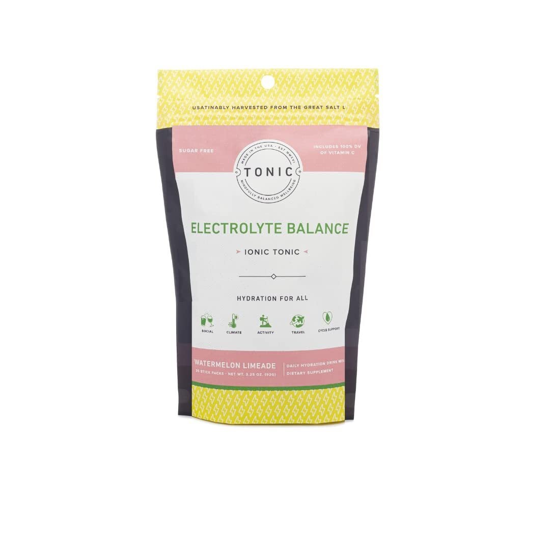 Ionic Tonic Electrolyte Balance Hydration Drink Mix Packets, Beverage ...